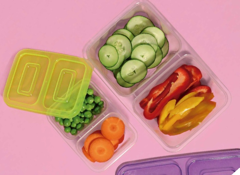 TAPER BIOFOOD C/DIVISIÓN 0.610 LT X 2 - PQT X 24 - Plasticos Rey