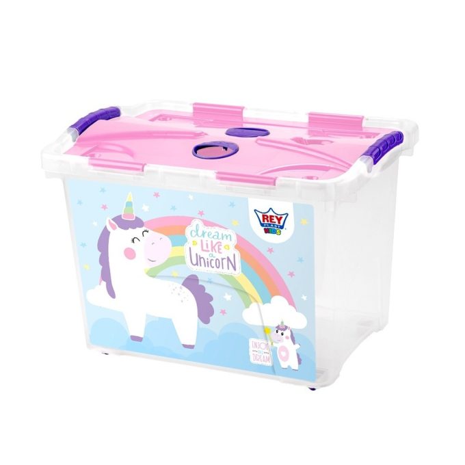 BAUL MOVIL LOCK # 70 DECORADO NIÑA - Plasticos Rey