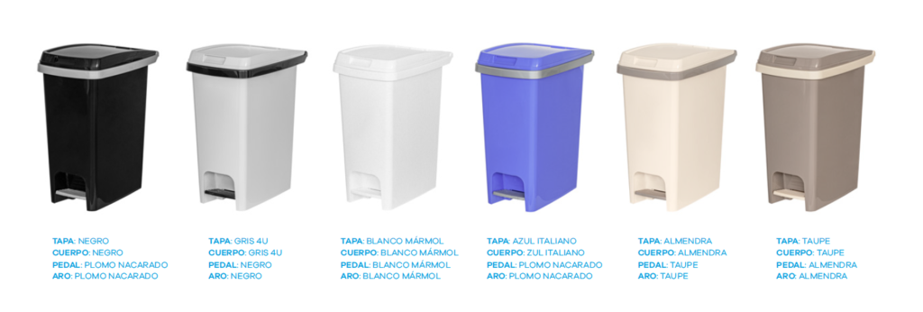 PAPELERA AUTOMATICA STAR - PAQUETE X 09 UNID - Plasticos Rey